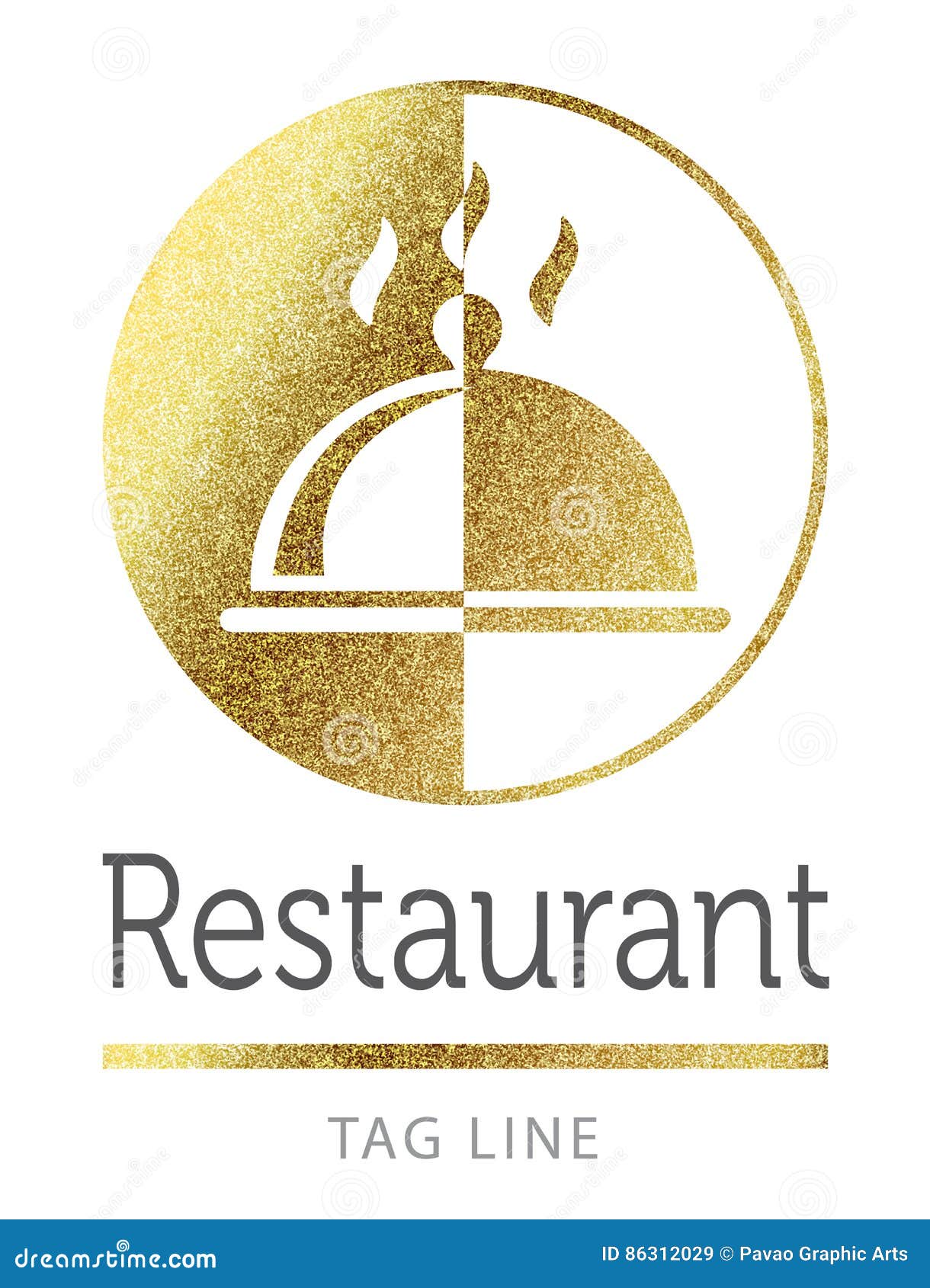 Restaurant logo stock vector. Illustration of dish, fancy - 86312029