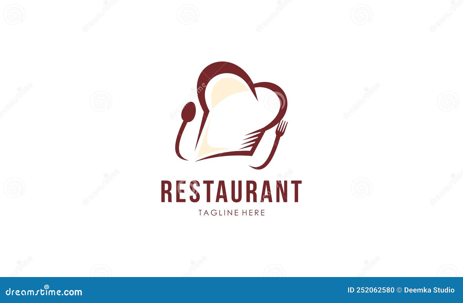 Restaurant Logo Design Template Vector Stock Vector - Illustration of ...