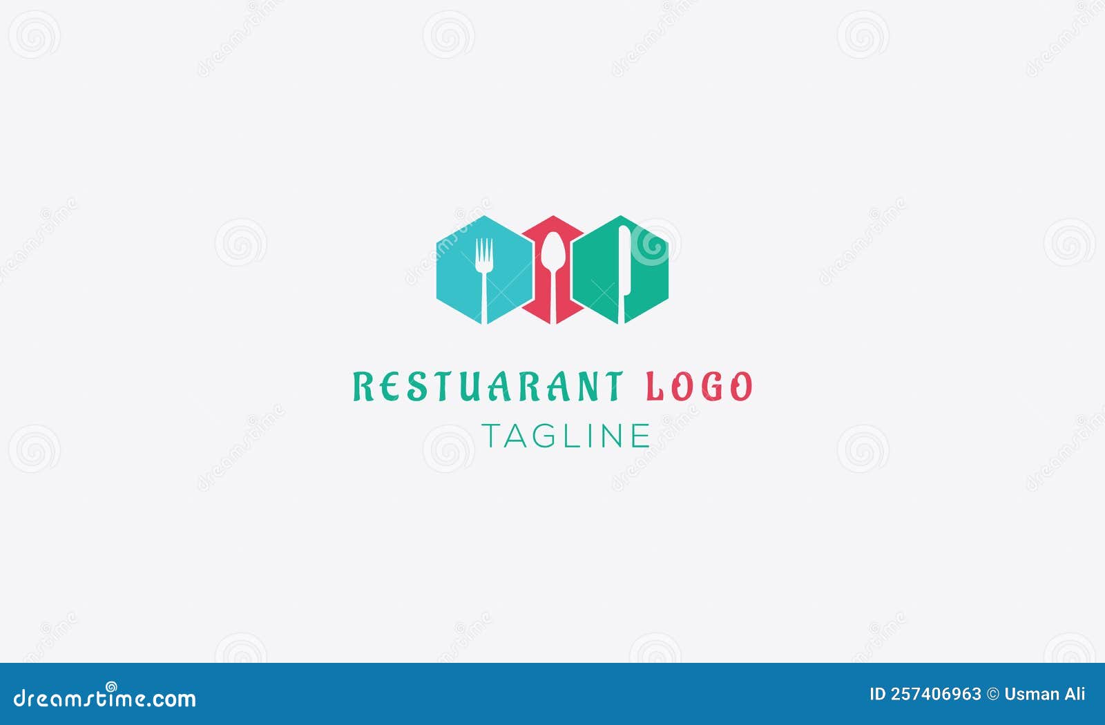 Restaurant Logo Design Vector Template Stock Vector - Illustration of ...