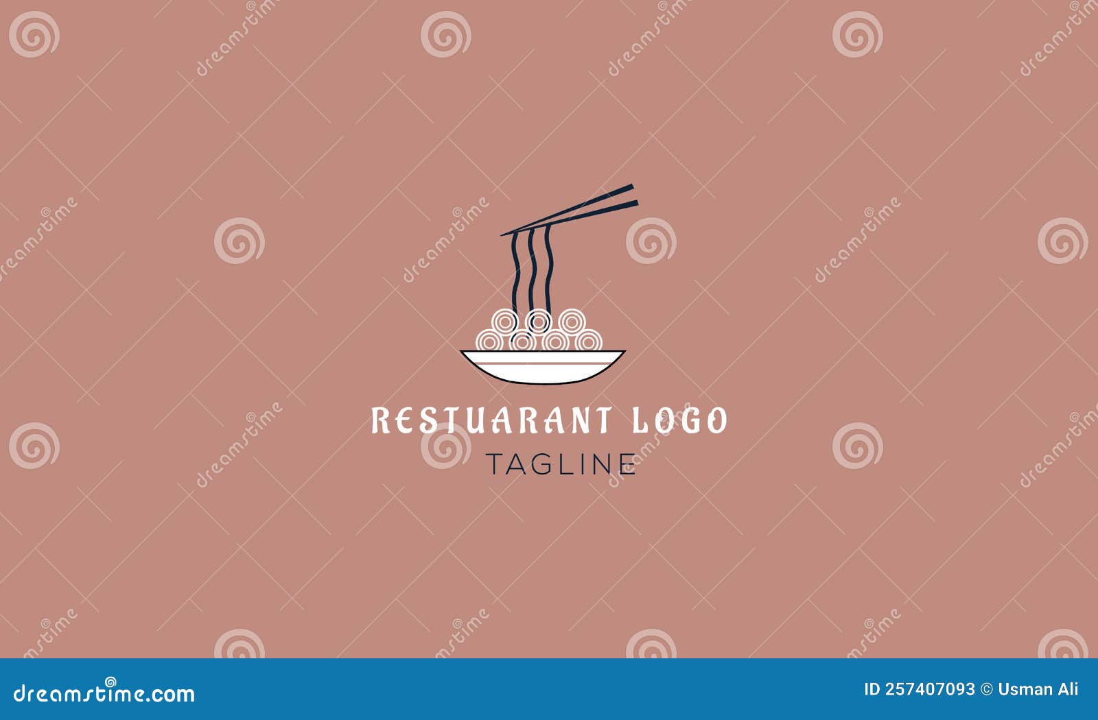 Restaurant Logo Design Vector Template Stock Vector - Illustration of ...