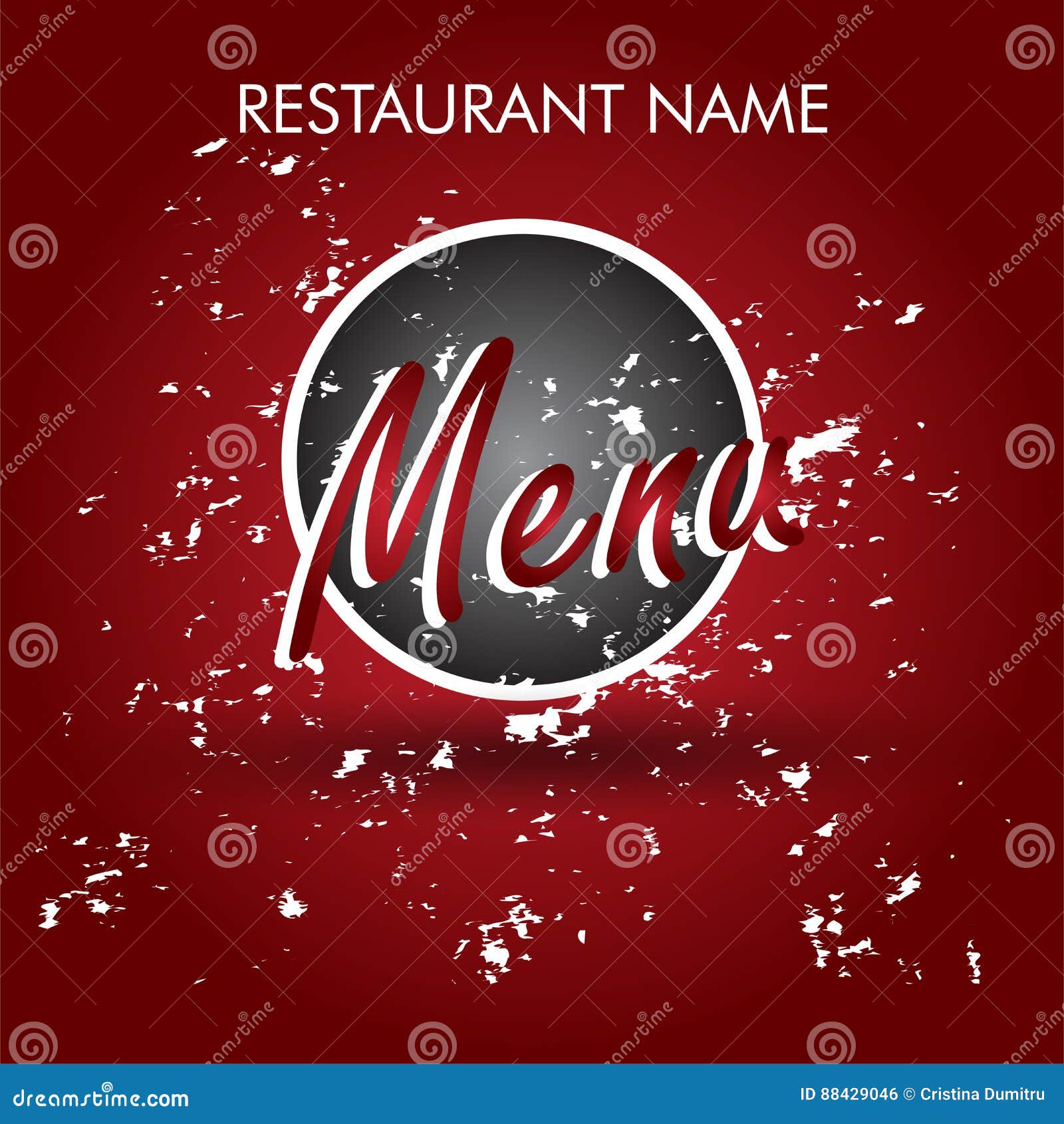 Restaurant Logo Menu stock vector. Illustration of sticker - 88429046