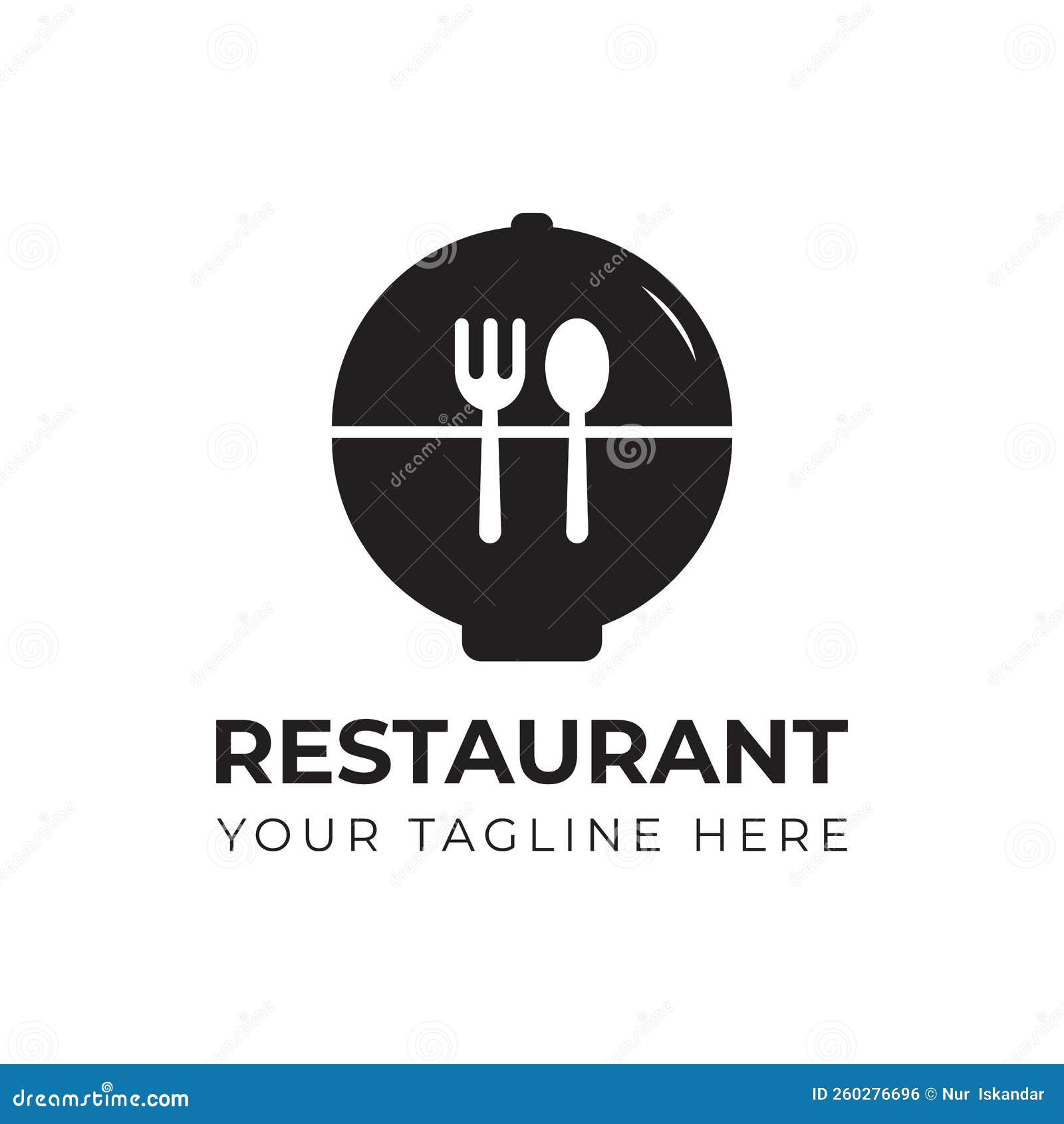 Restaurant Logo Template Vector Stock Vector - Illustration of graphic ...