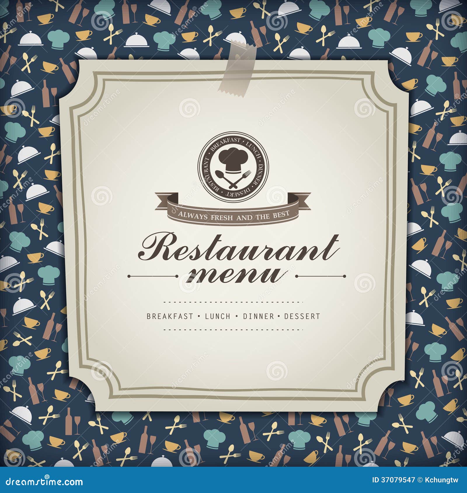 Restaurant menu stock vector. Illustration of order, idea - 37079547