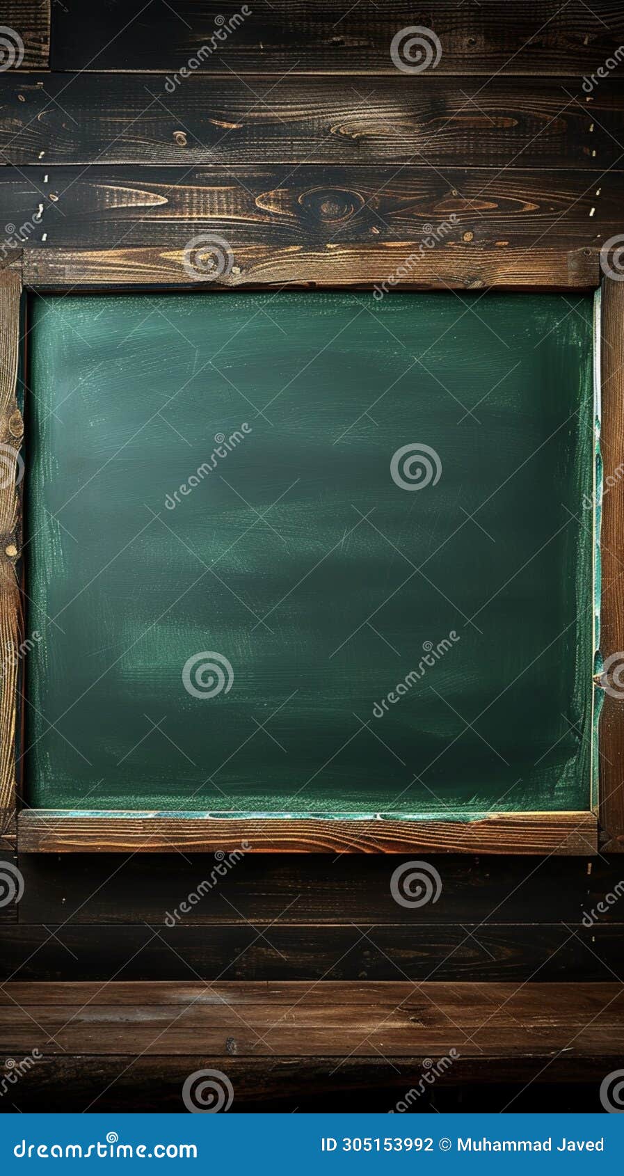 Restaurant Menu Backdrop Green Chalkboard with Wooden Frame, Copyspace ...