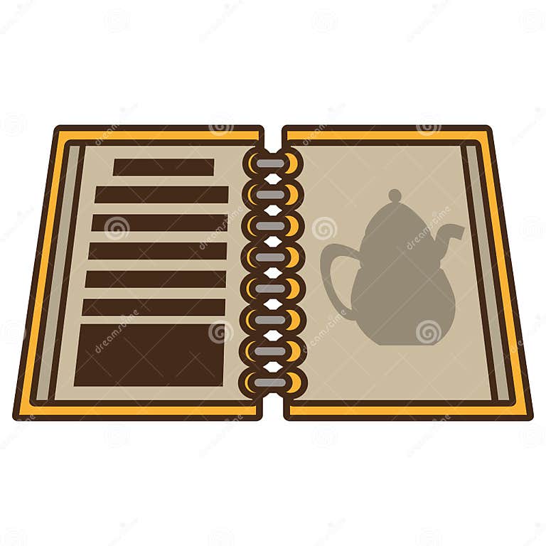 Restaurant menu book open stock vector. Illustration of kitchen - 81949562