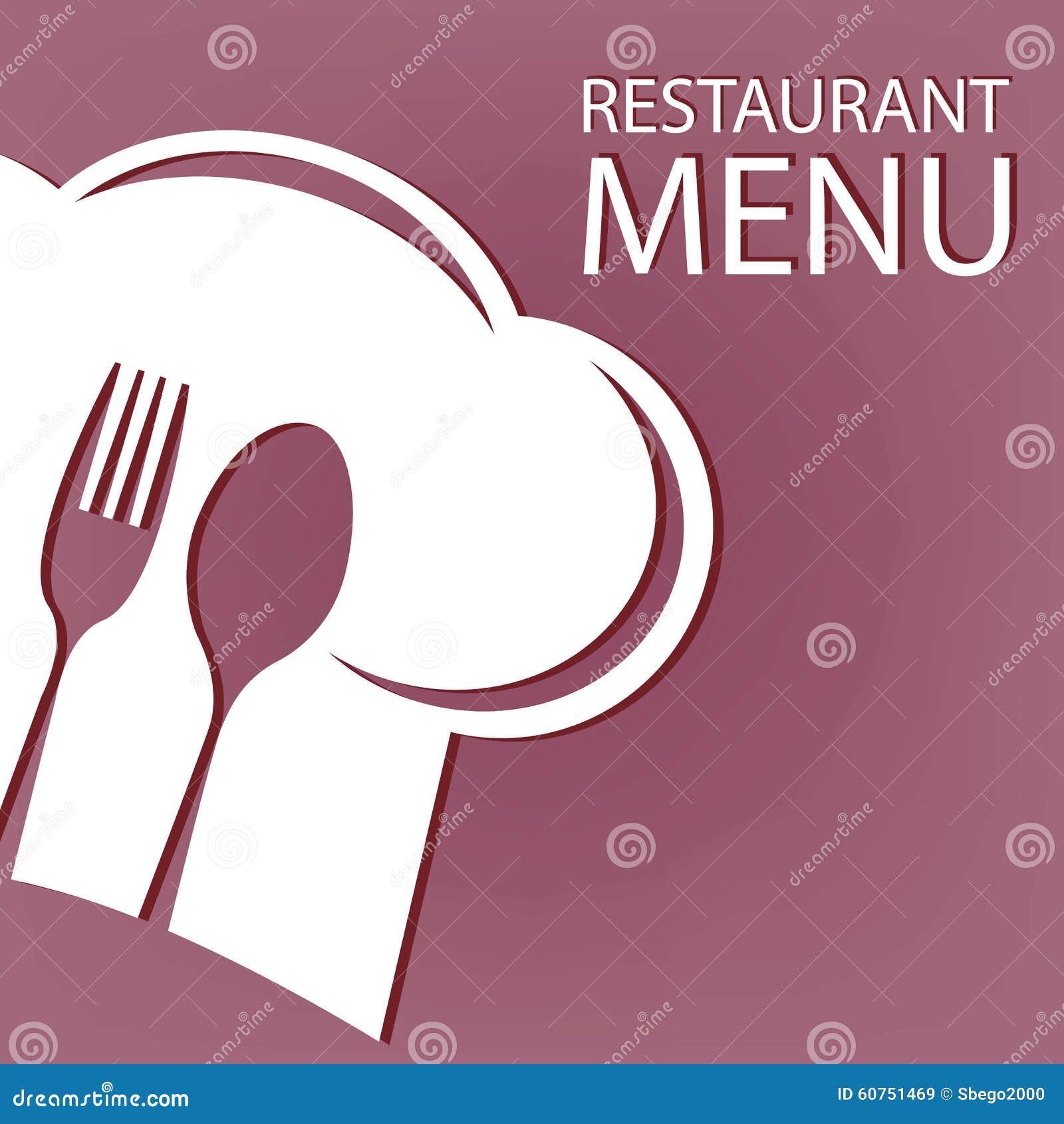 Restaurant menu card stock vector. Illustration of wallpaper - 60751469