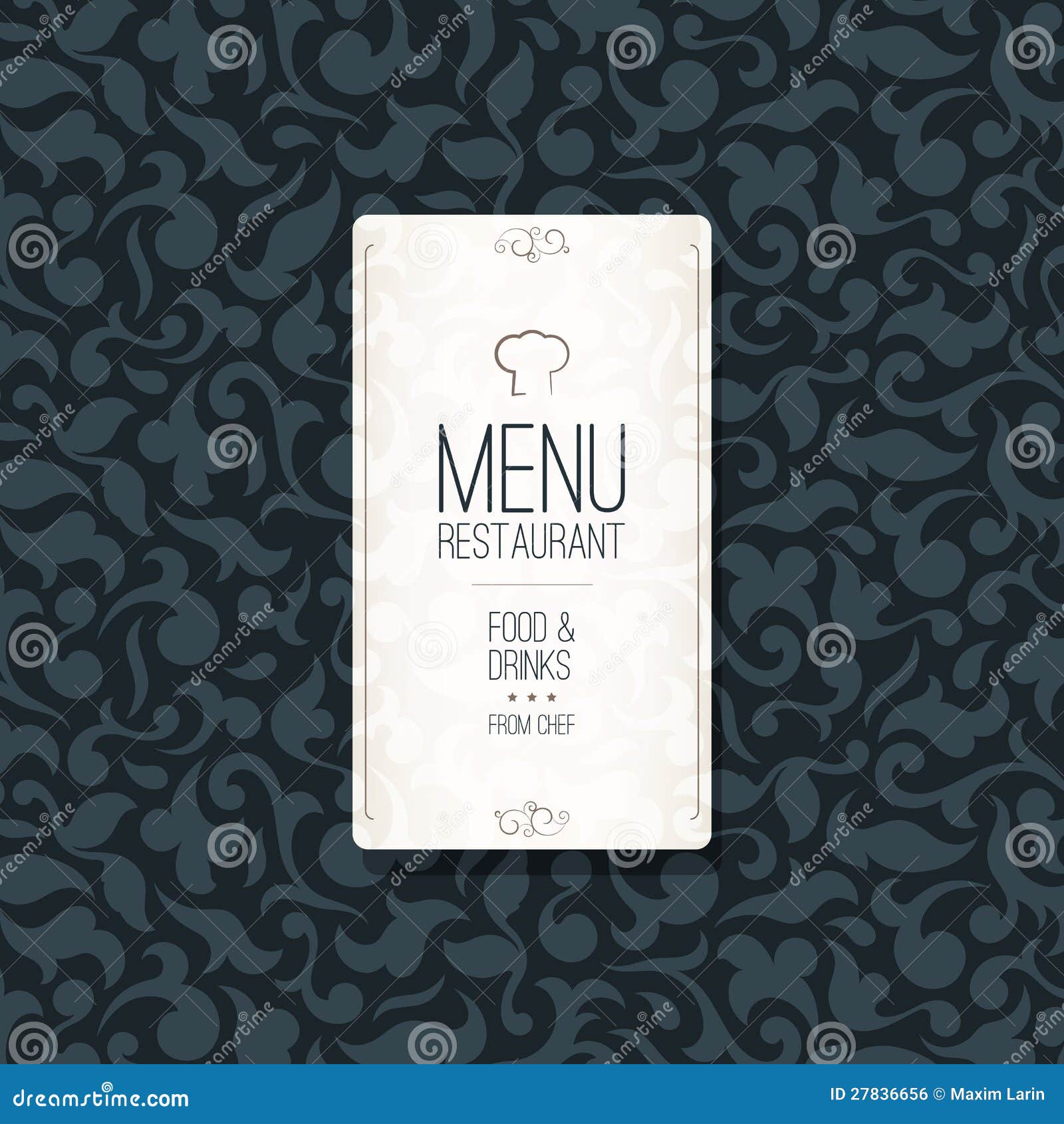 Restaurant menu design stock vector. Illustration of diner - 27836656