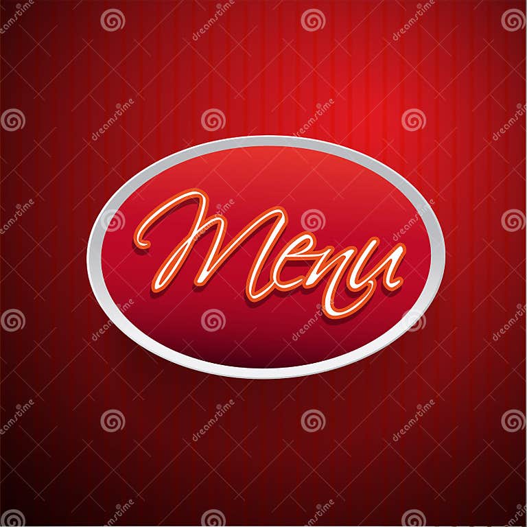 Restaurant menu design red stock vector. Illustration of lunch - 31551760