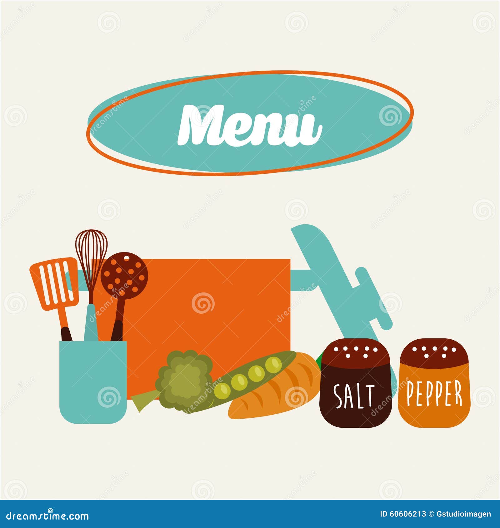 Restaurant menu stock vector. Illustration of chicken - 60606213