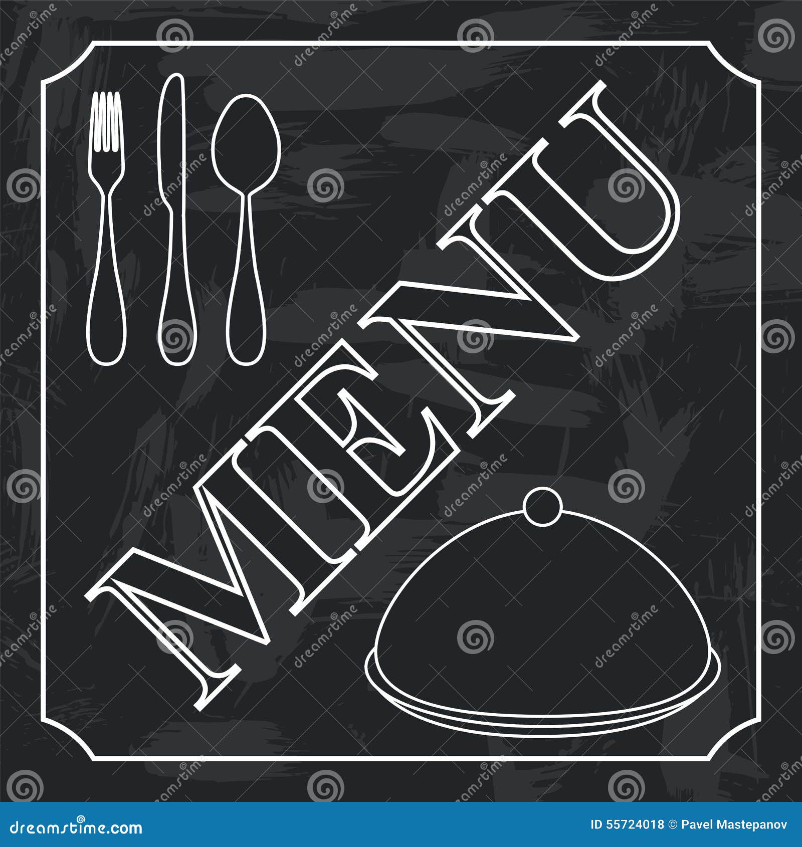 Restaurant menu stock illustration. Illustration of cafe - 55724018