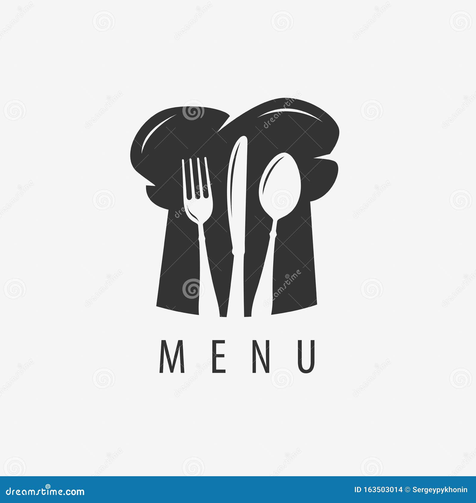 Restaurant Menu Logo. Cooking, Cuisine Label. Vector Illustration Stock ...