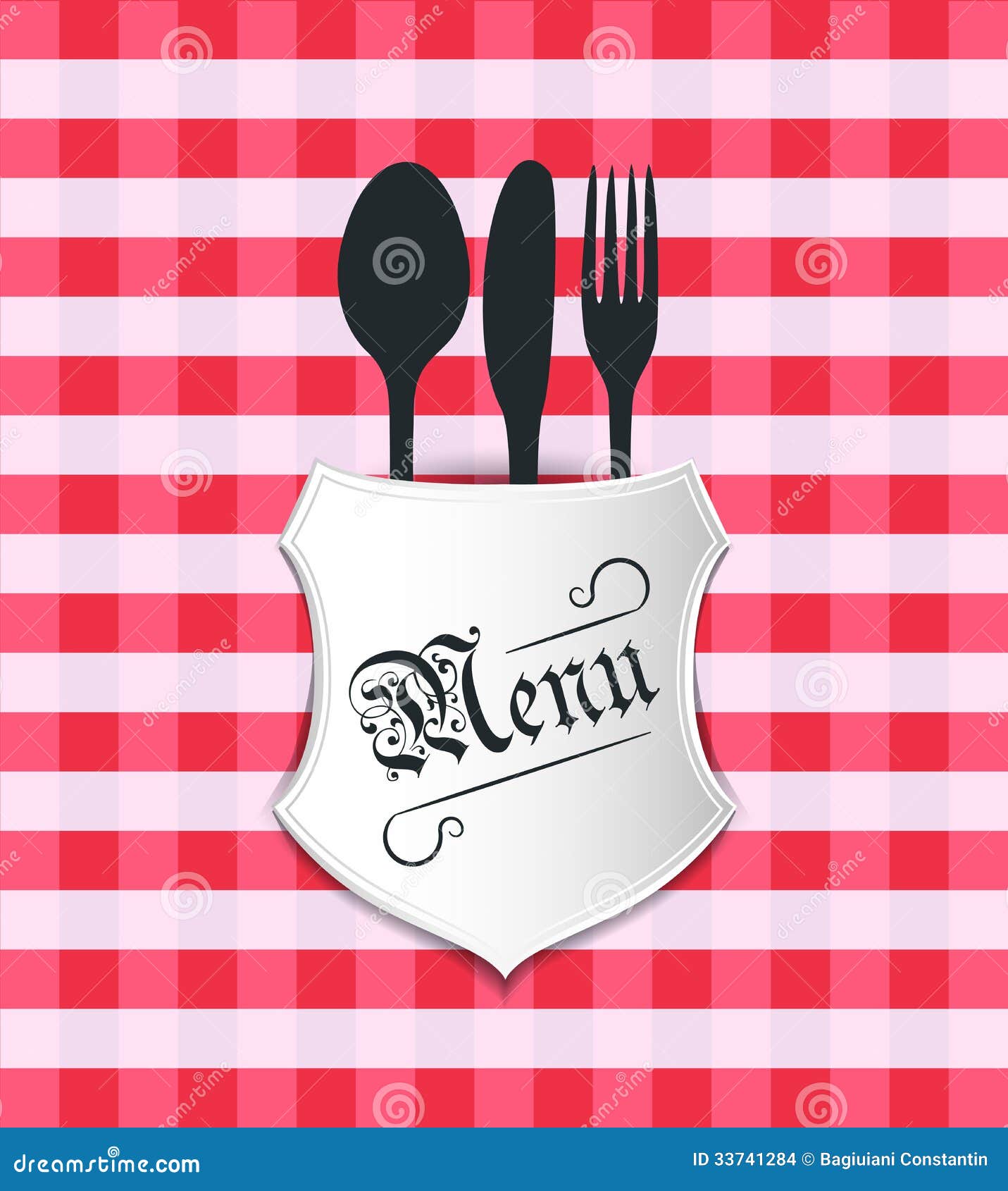 Restaurant Menu Table Sheet Stock Vector - Illustration of gastronomic ...