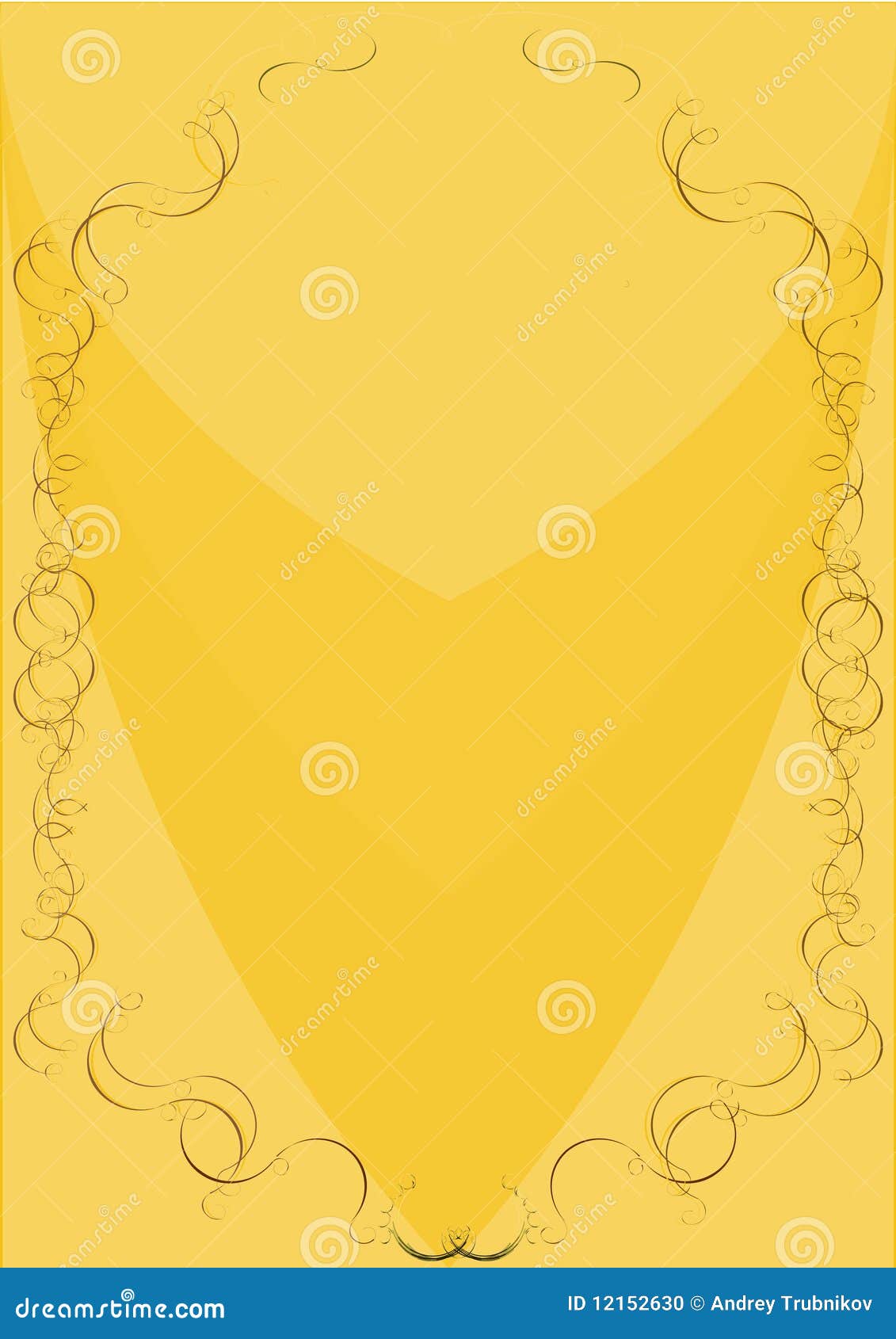 Restaurant menu, yellow stock vector. Illustration of artistic - 12152630