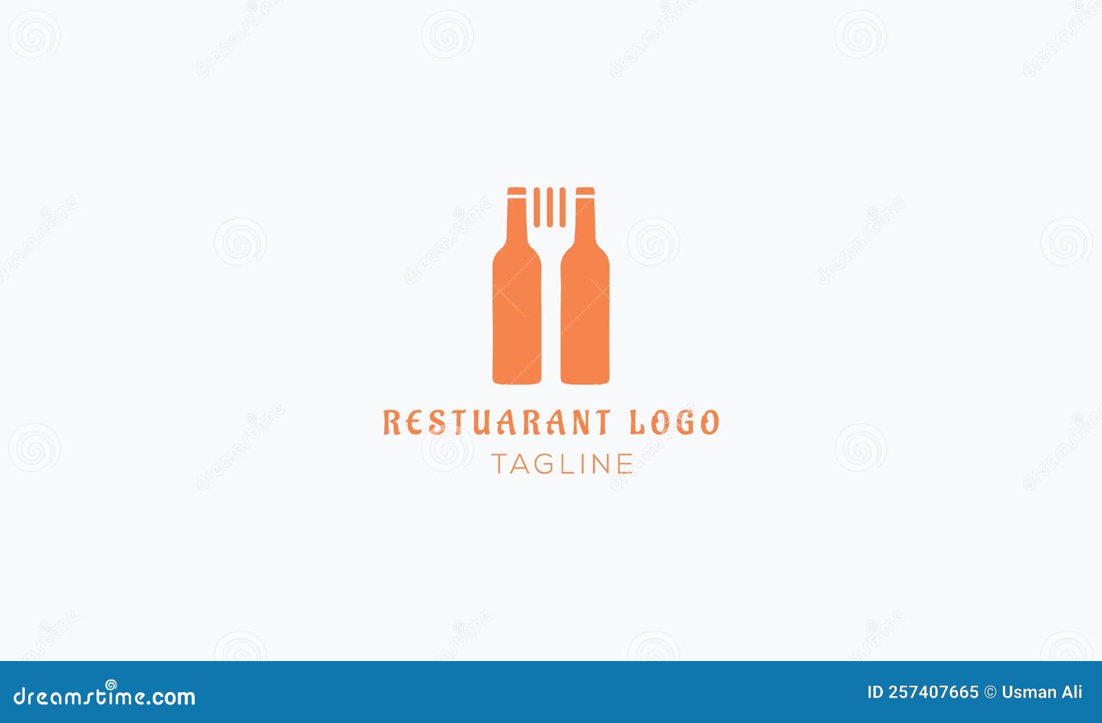 Restaurant Negative Space Logo Vector Stock Vector - Illustration of ...