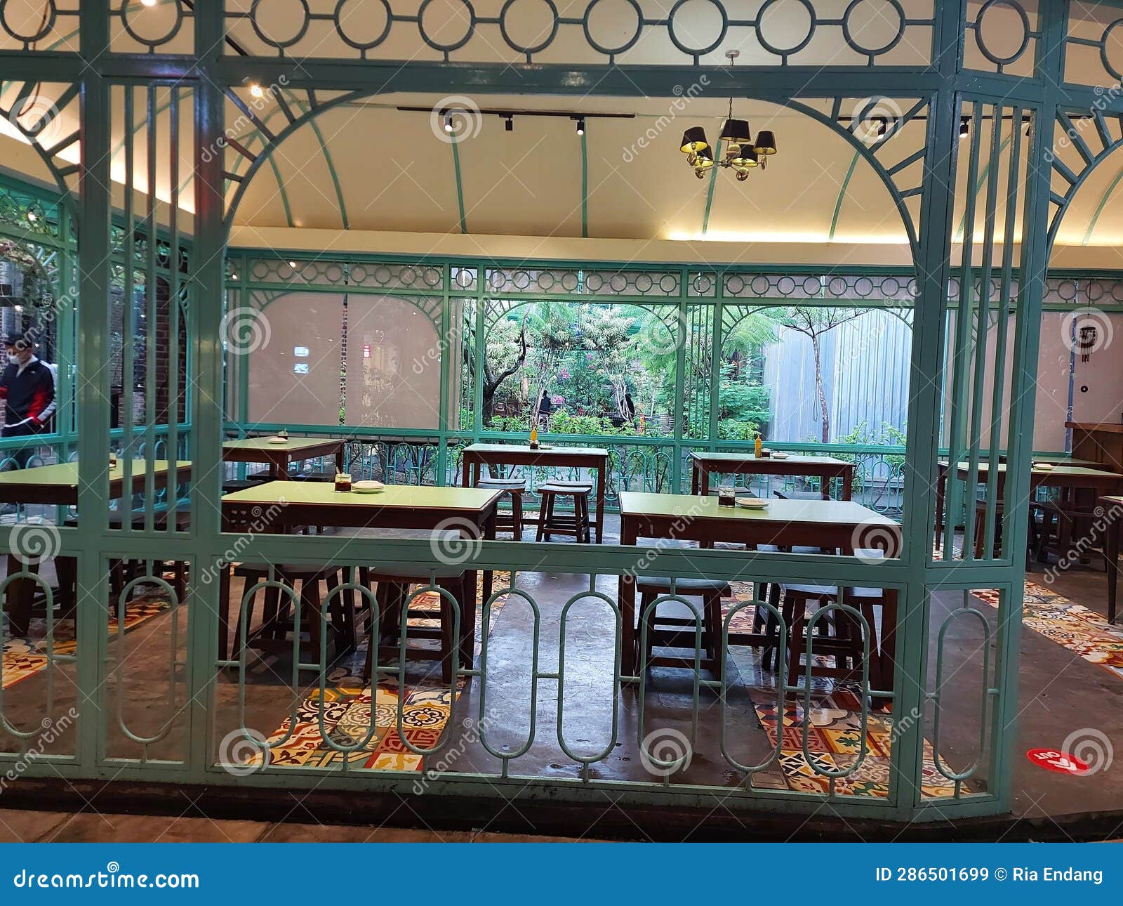 Restaurant with old theme stock image. Image of restaurant - 286501699