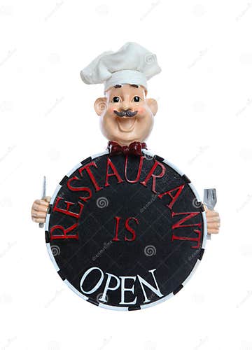 Restaurant is Open Sign stock image. Image of food, design - 16010523