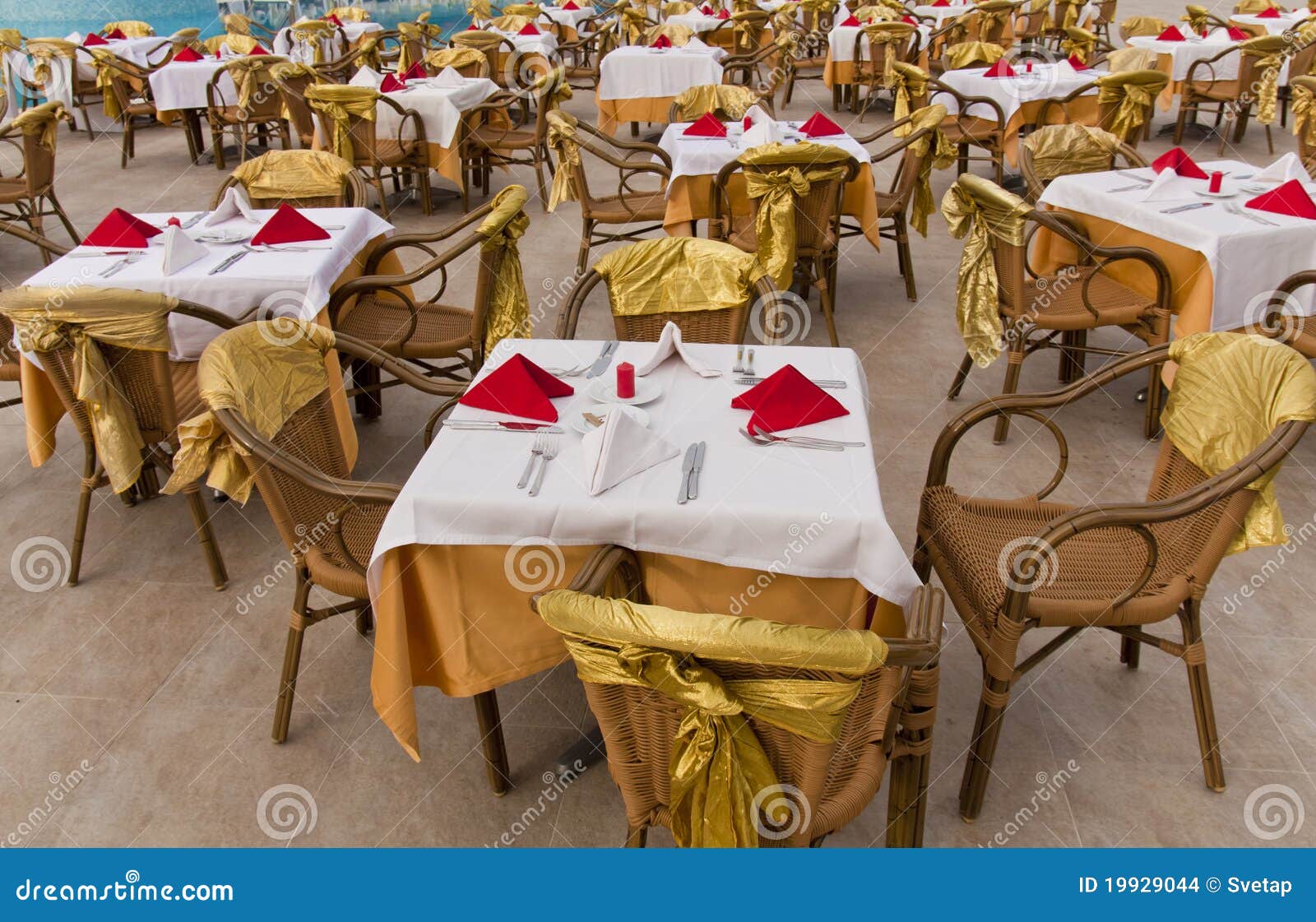 Restaurant party table stock photo. Image of gala, candle - 19929044