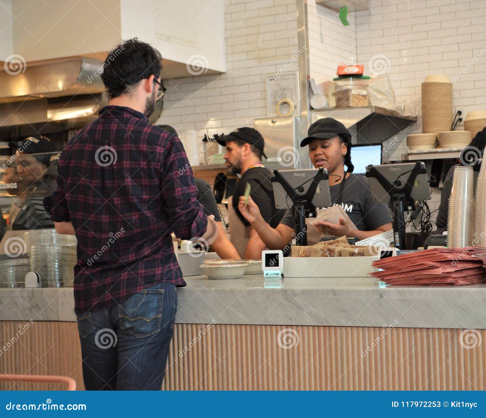 Restaurant Payment Transaction Editorial Stock Photo - Image of ...