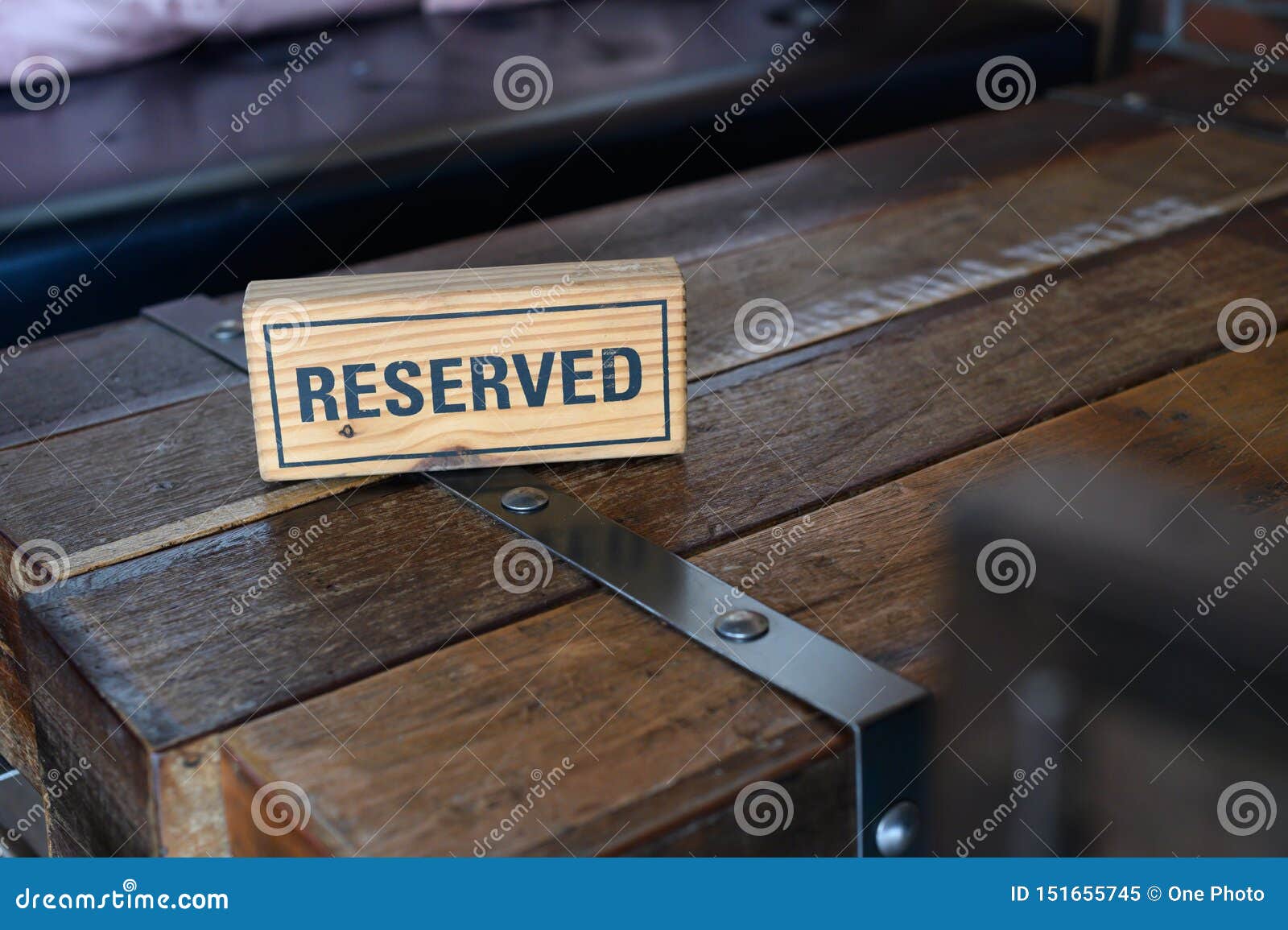 Restaurant Reserved Table Sign Reserved Table. a Tag of Reservation ...