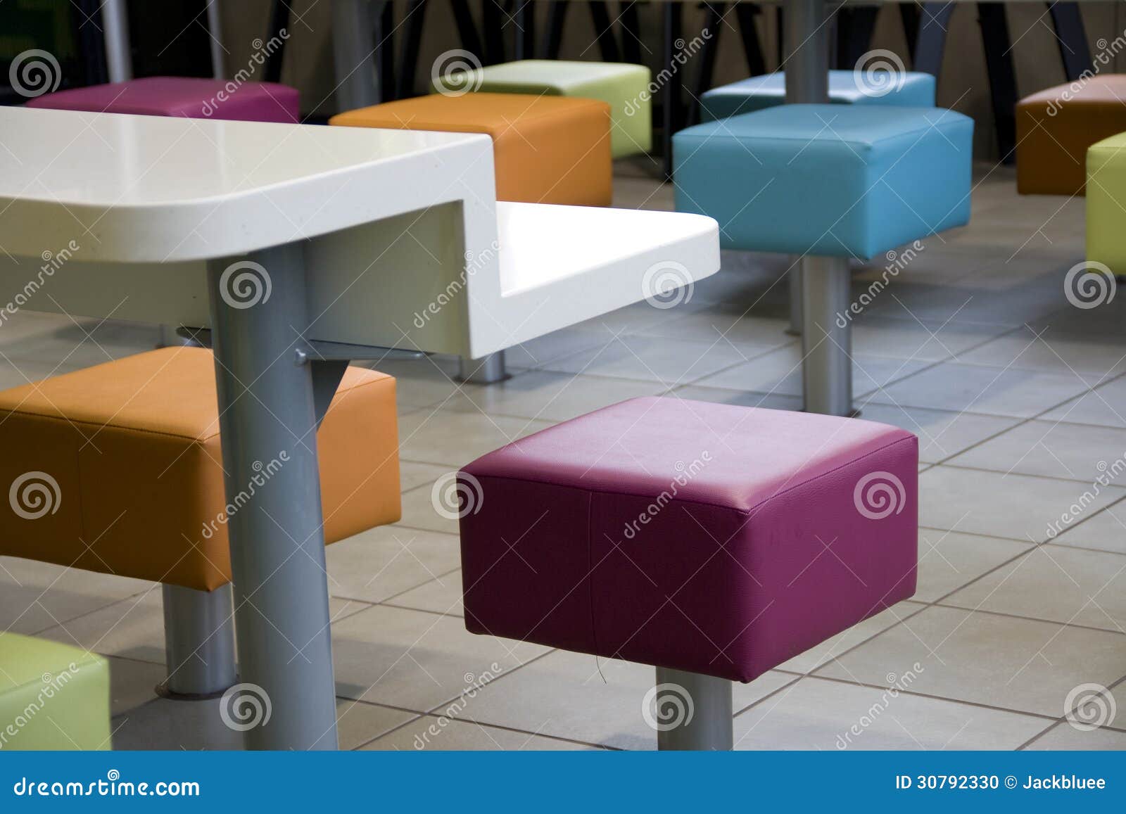 Restaurant seats stock photo. Image of artificial, fast - 30792330