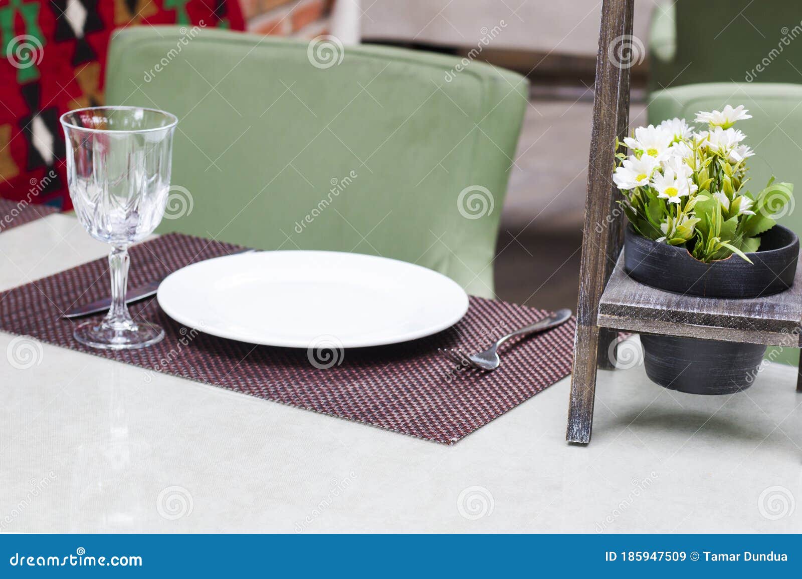 Restaurant Setting Table, Luxury Tableware and Dishware on the Table in ...
