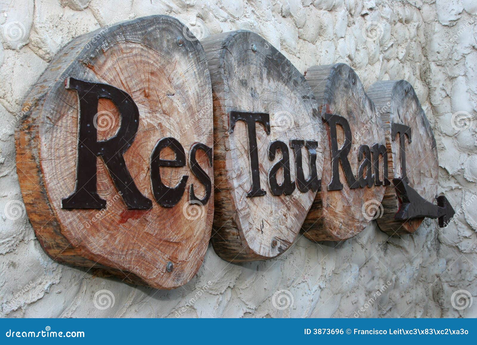 Restaurant sign stock photo. Image of looking, symbol - 3873696