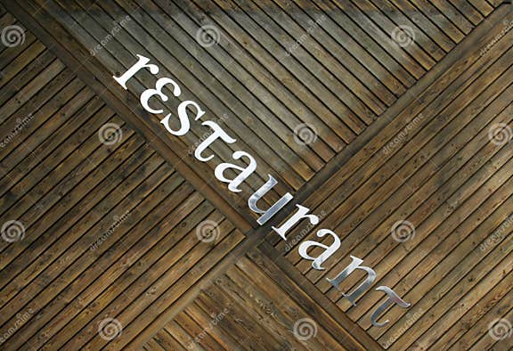 Restaurant sign stock image. Image of entertainment, cafe - 731745