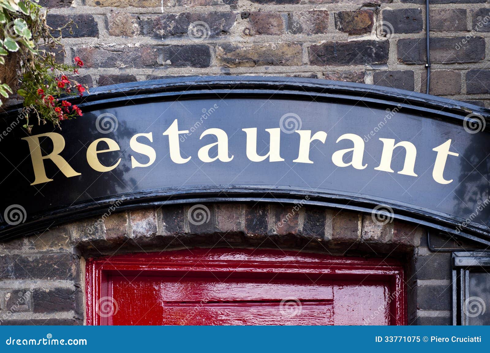 Restaurant sign stock image. Image of design, background - 33771075