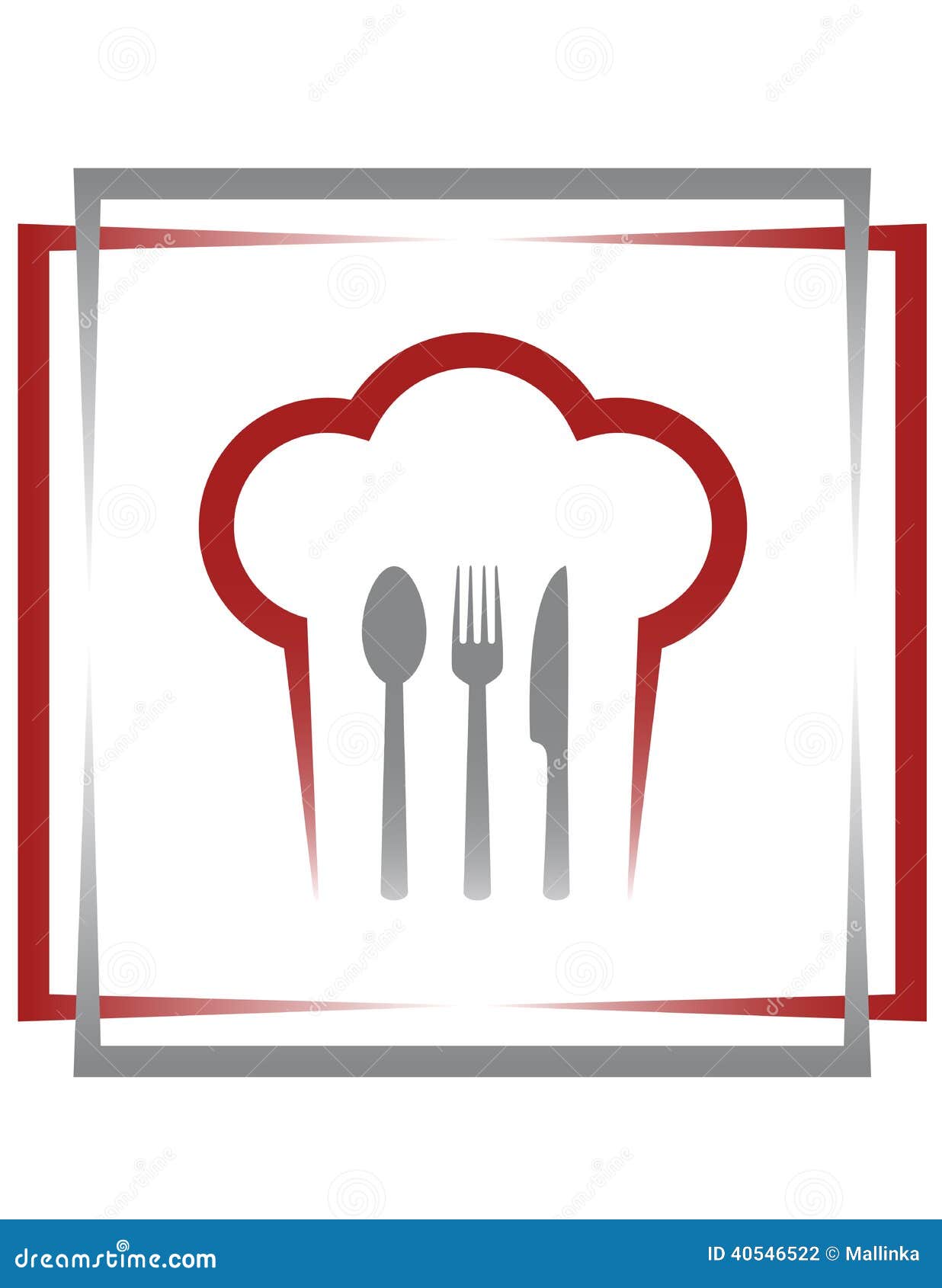 Restaurant Sign In Frame Stock Vector - Image: 40546522