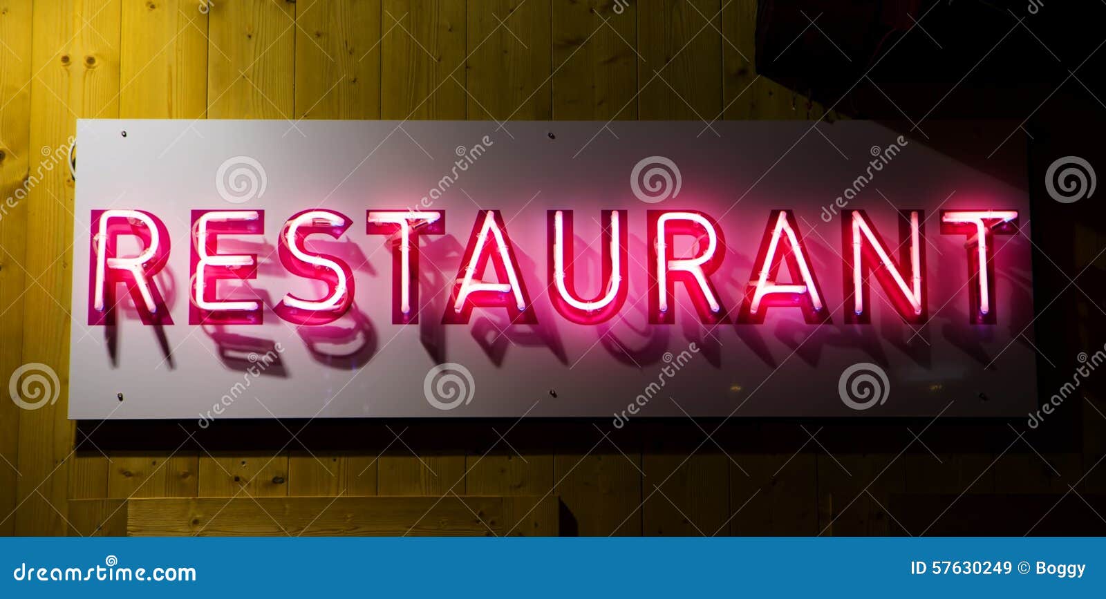 Restaurant sign stock image. Image of buffet, wall, exterior - 57630249