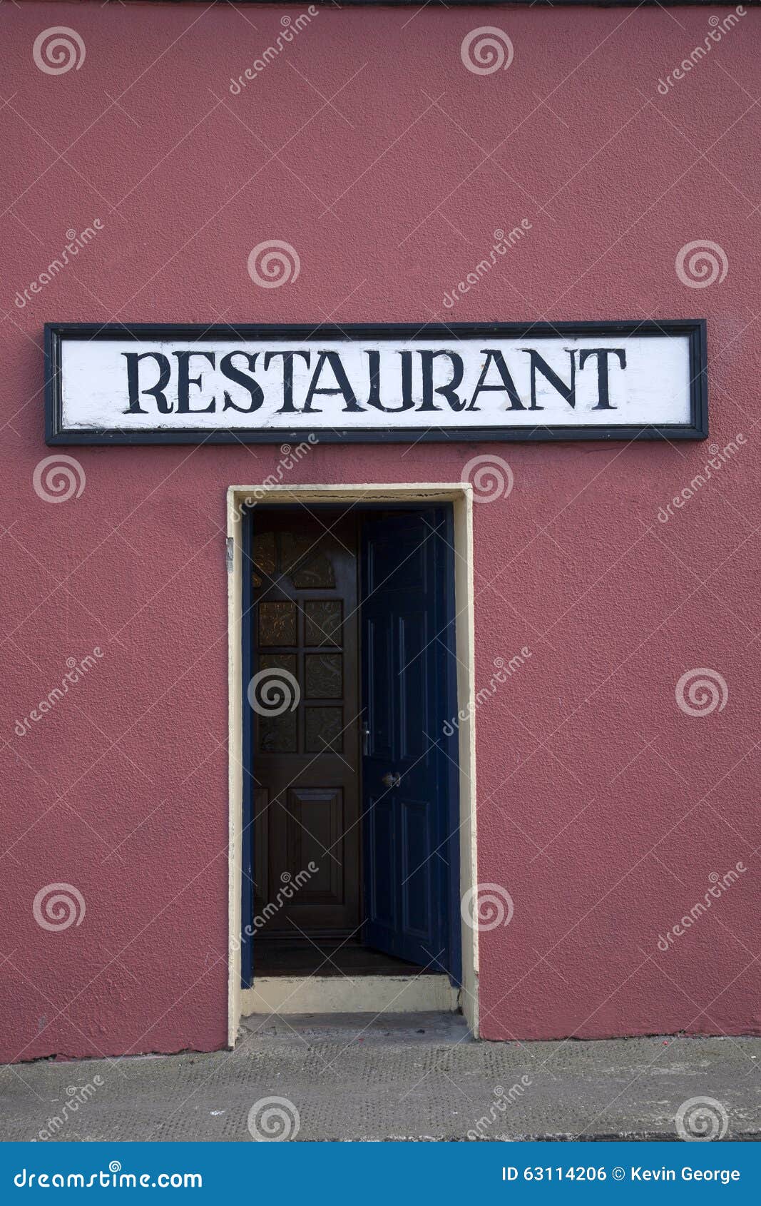 Restaurant Sign stock photo. Image of drink, building - 63114206