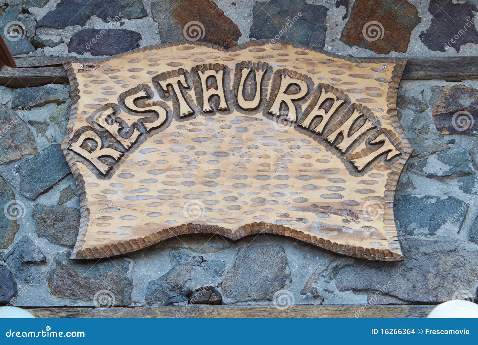 Restaurant signboard stock photo. Image of letters, texture - 16266364