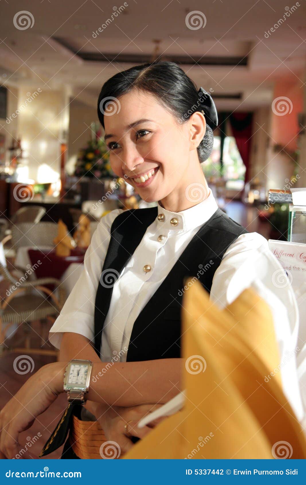 Restaurant staff stock photo. Image of accommodation, meal - 5337442