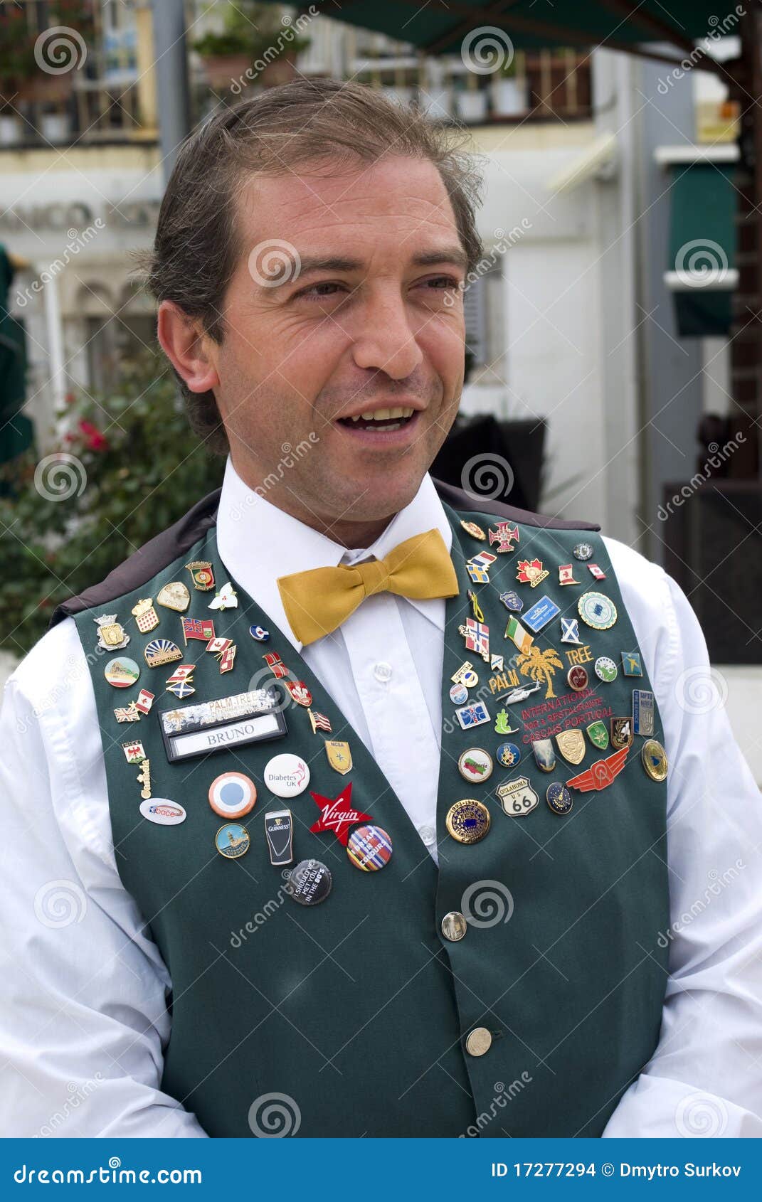 Restaurant Staff with Welcome Style Editorial Stock Image - Image of ...