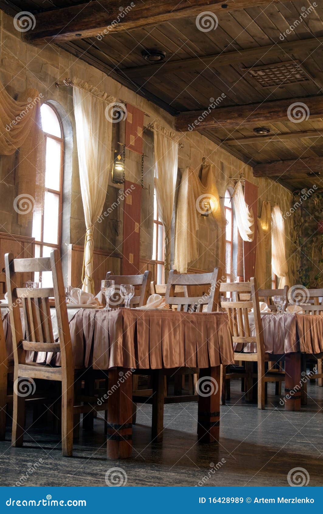 Restaurant in the Style of Castle Stock Image - Image of food ...