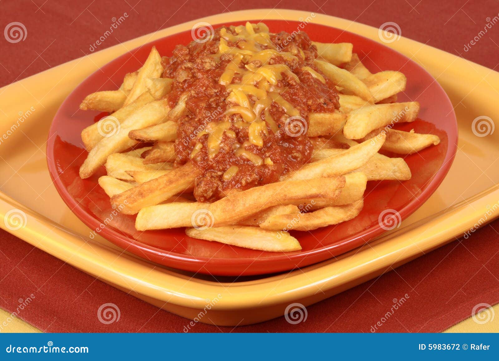 Restaurant Style Chili Fries Stock Photo - Image of french, lunch: 5983672