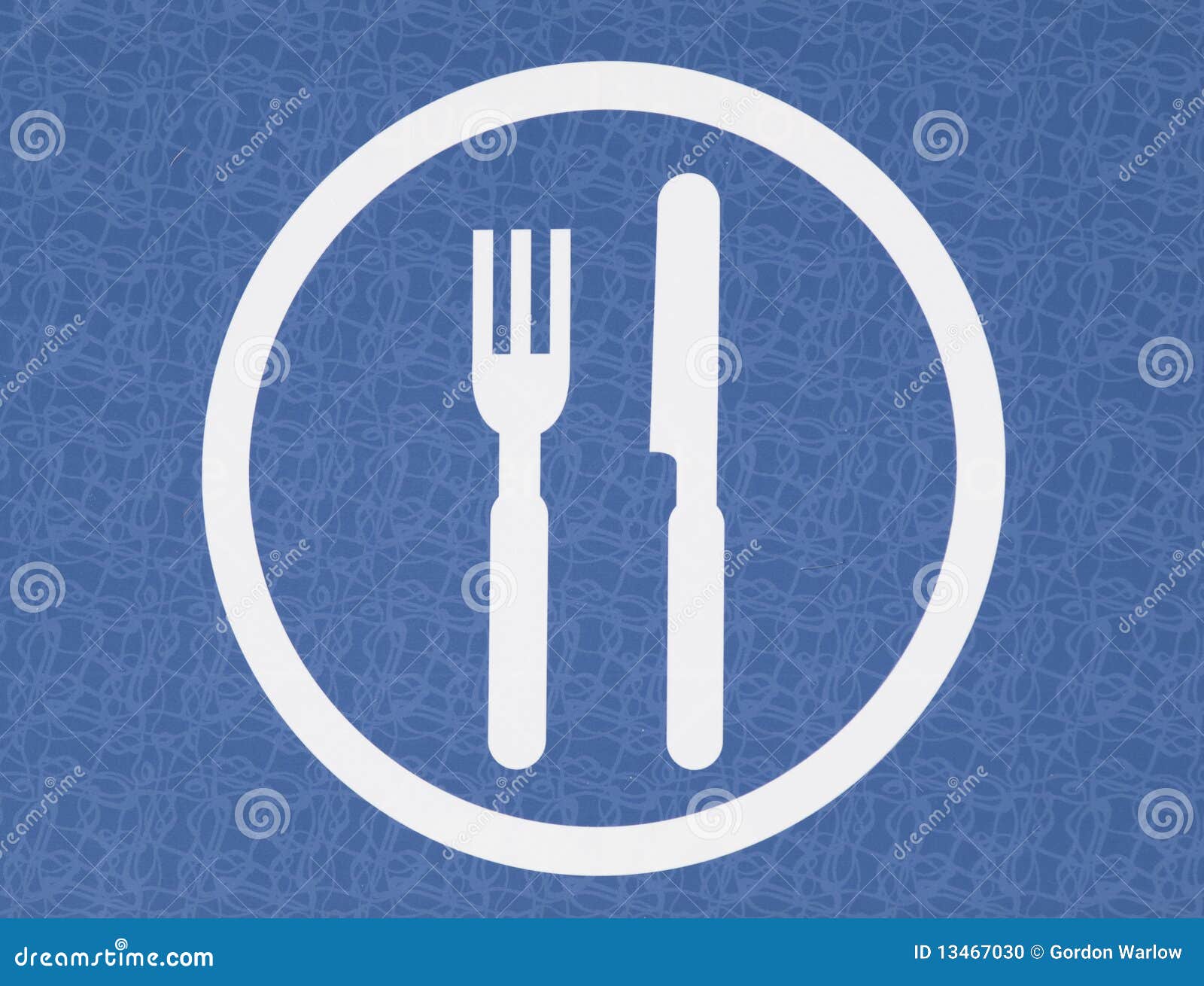 Restaurant Symbol stock photo. Image of icon, white, knife - 13467030