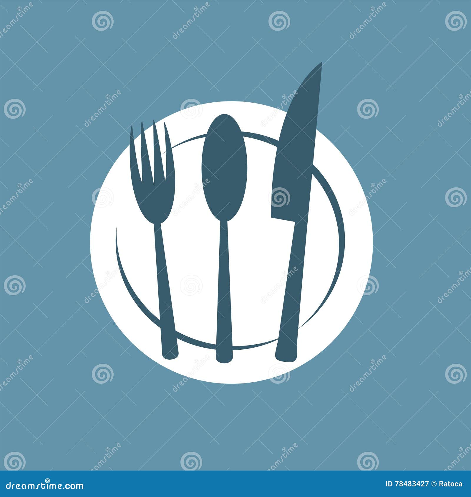 Restaurant symbol stock vector. Illustration of creative - 78483427