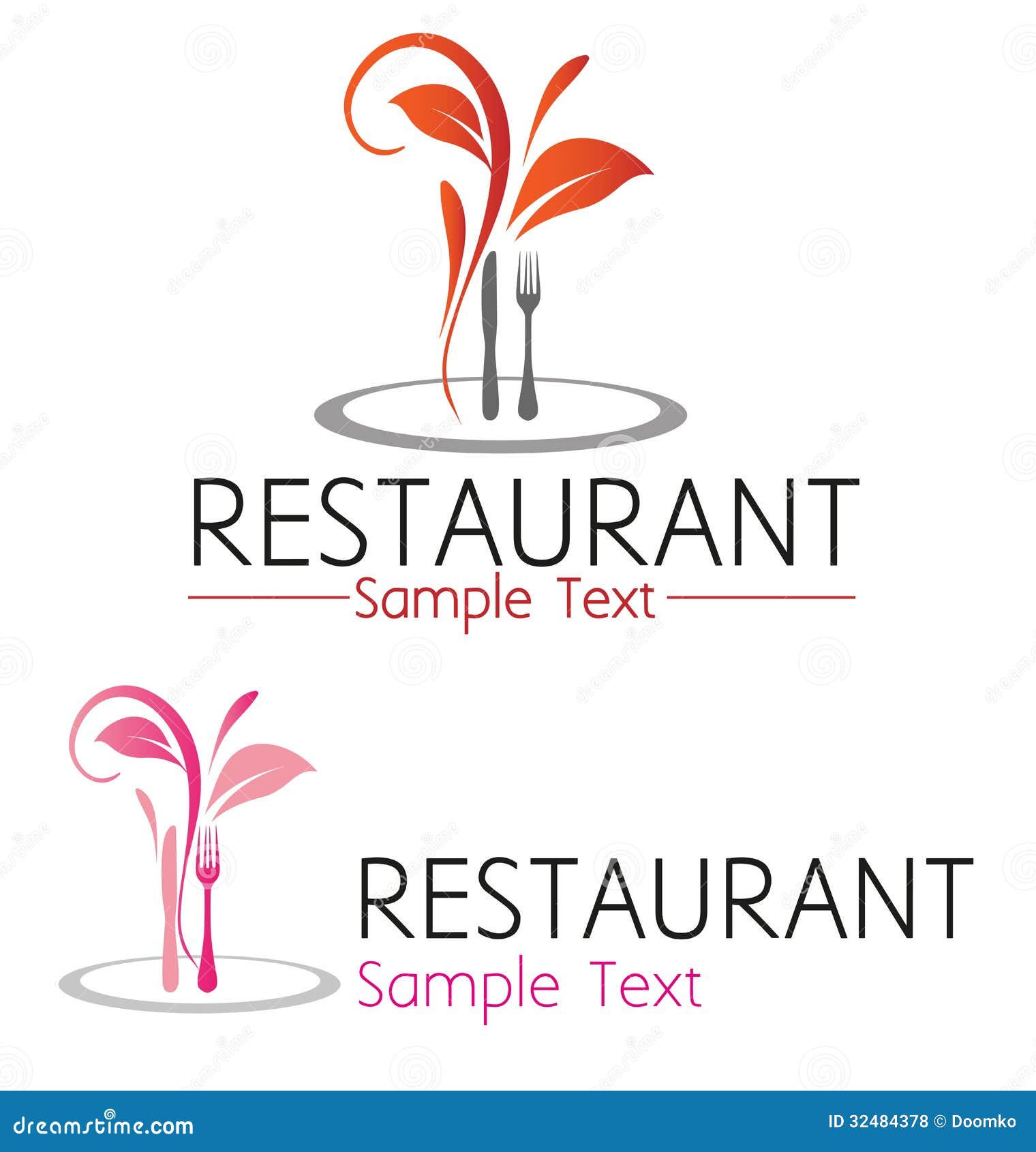 Restaurant symbol stock vector. Illustration of brochure - 32484378