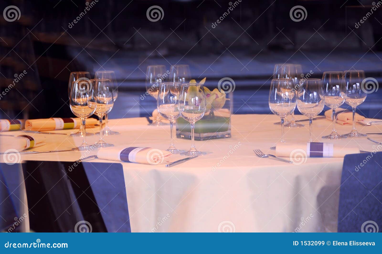 Restaurant table stock image. Image of industry, gourmet - 1532099