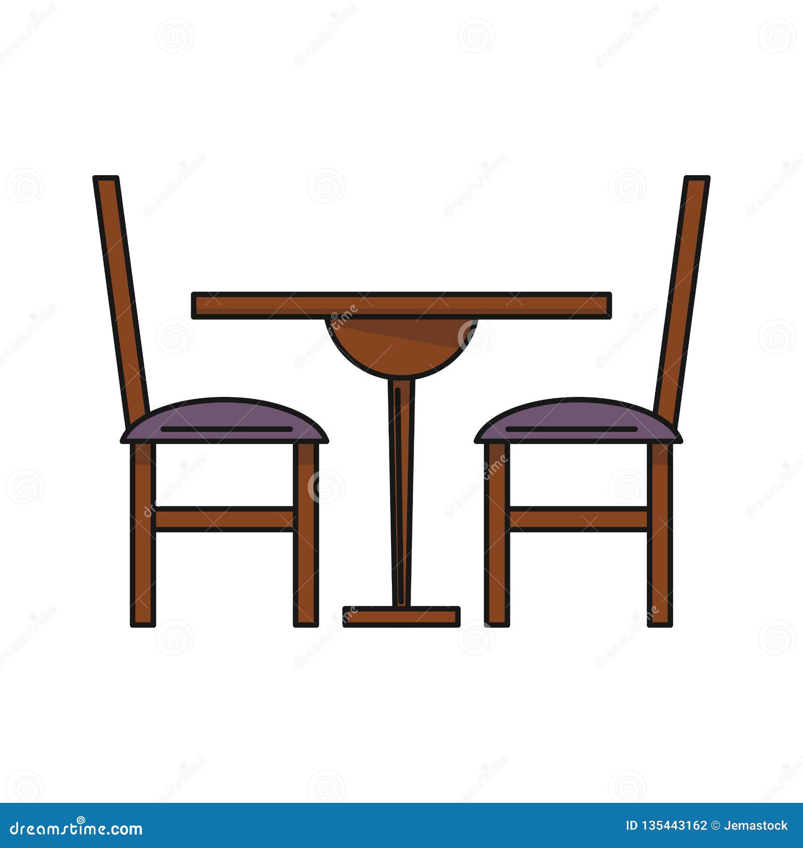 Restaurant table cartoon stock vector. Illustration of salad - 135443162