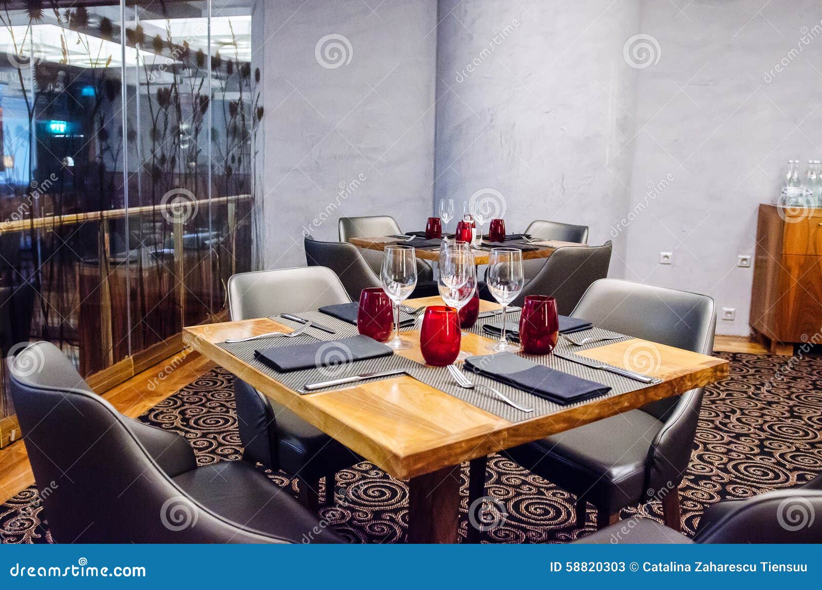 Restaurant table detail stock image. Image of elegant - 58820303