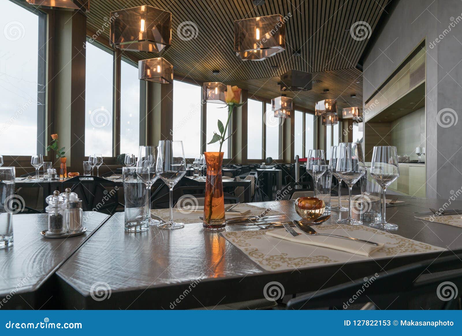 Restaurant Table Closed Social Distancing Editorial Image ...