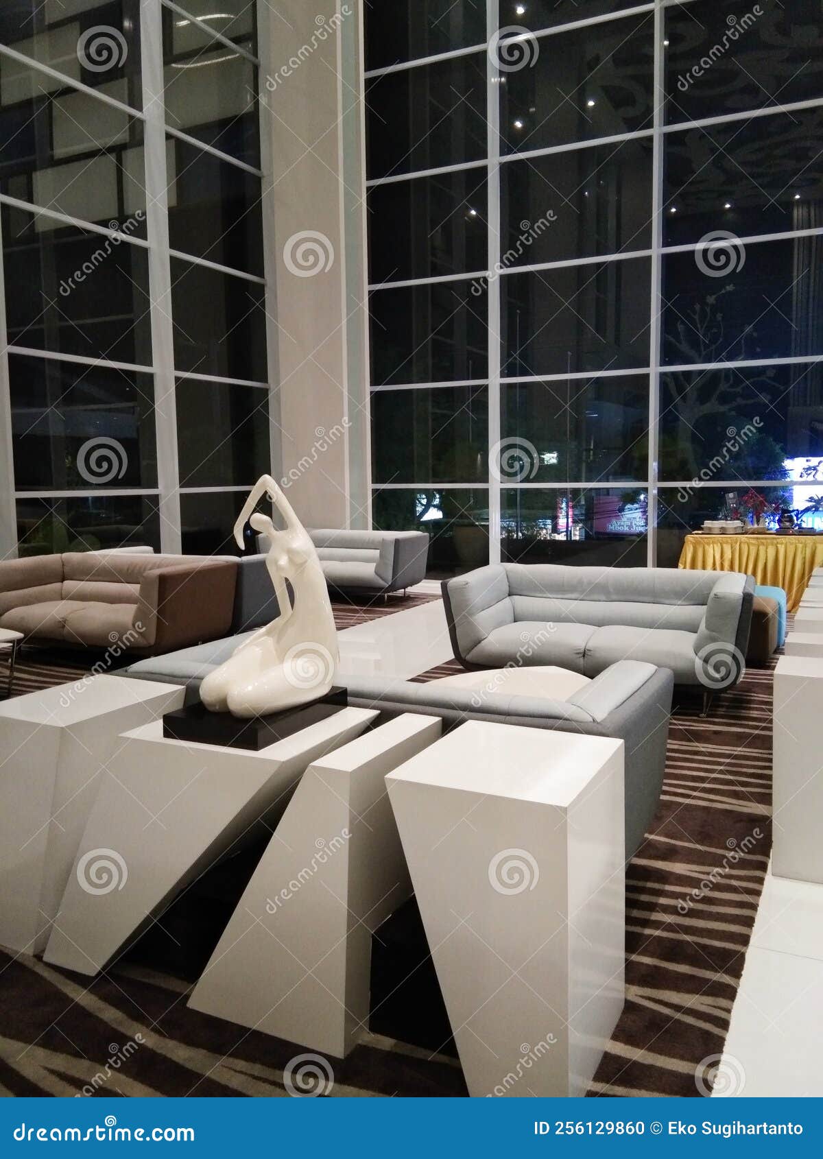 Restaurant Table and Glass Window Editorial Image - Image of hotel ...