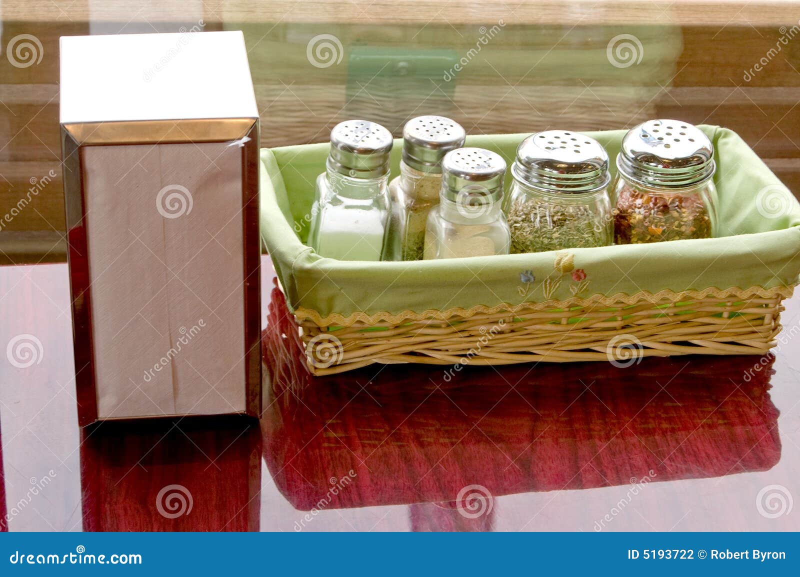 Restaurant Table Items stock photo. Image of holder, parmesan - 5193722