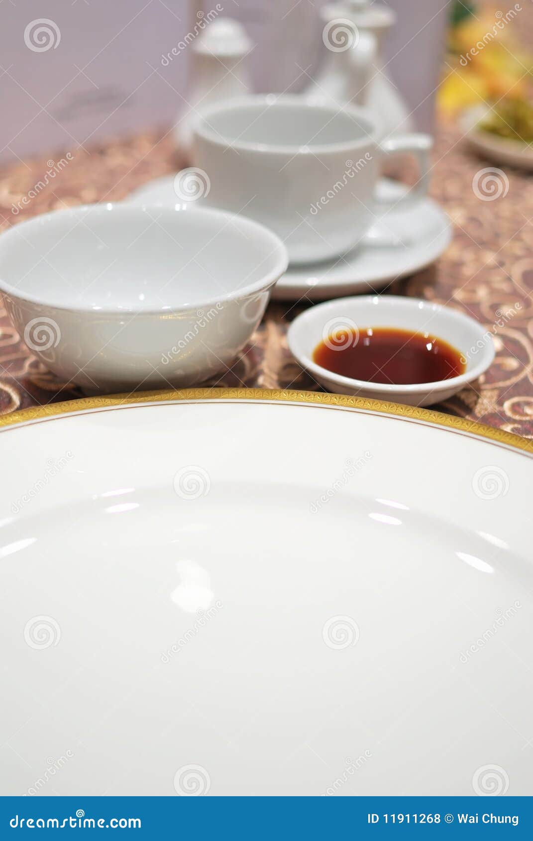 Restaurant table layout stock photo. Image of hotel, lifestyle - 11911268