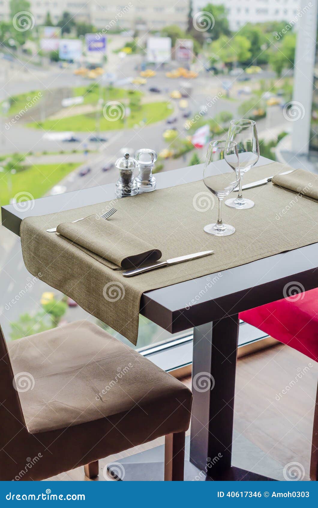 Restaurant table stock photo. Image of high, nice, cafe - 40617346
