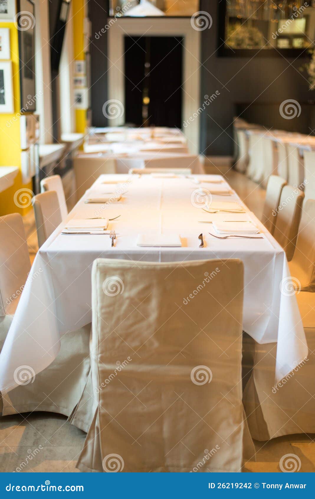 Restaurant Table Setting stock photo. Image of culture - 26219242