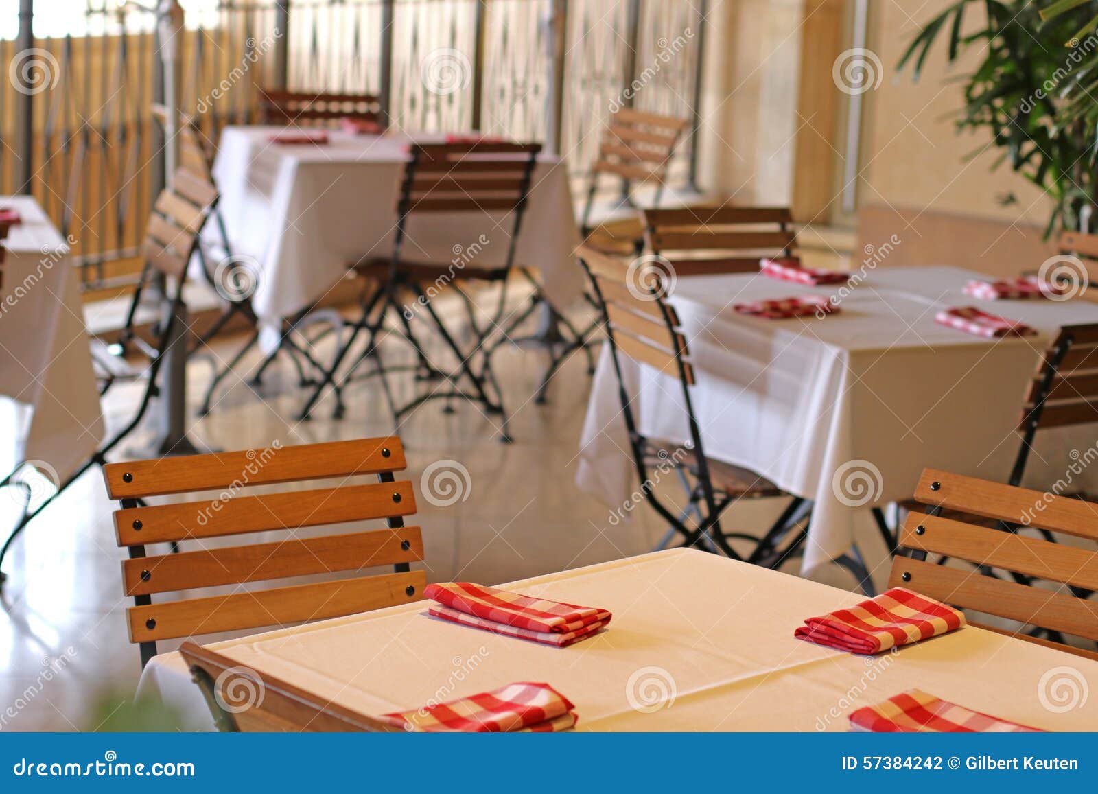 Restaurant tables stock photo. Image of restaurant, eating - 57384242
