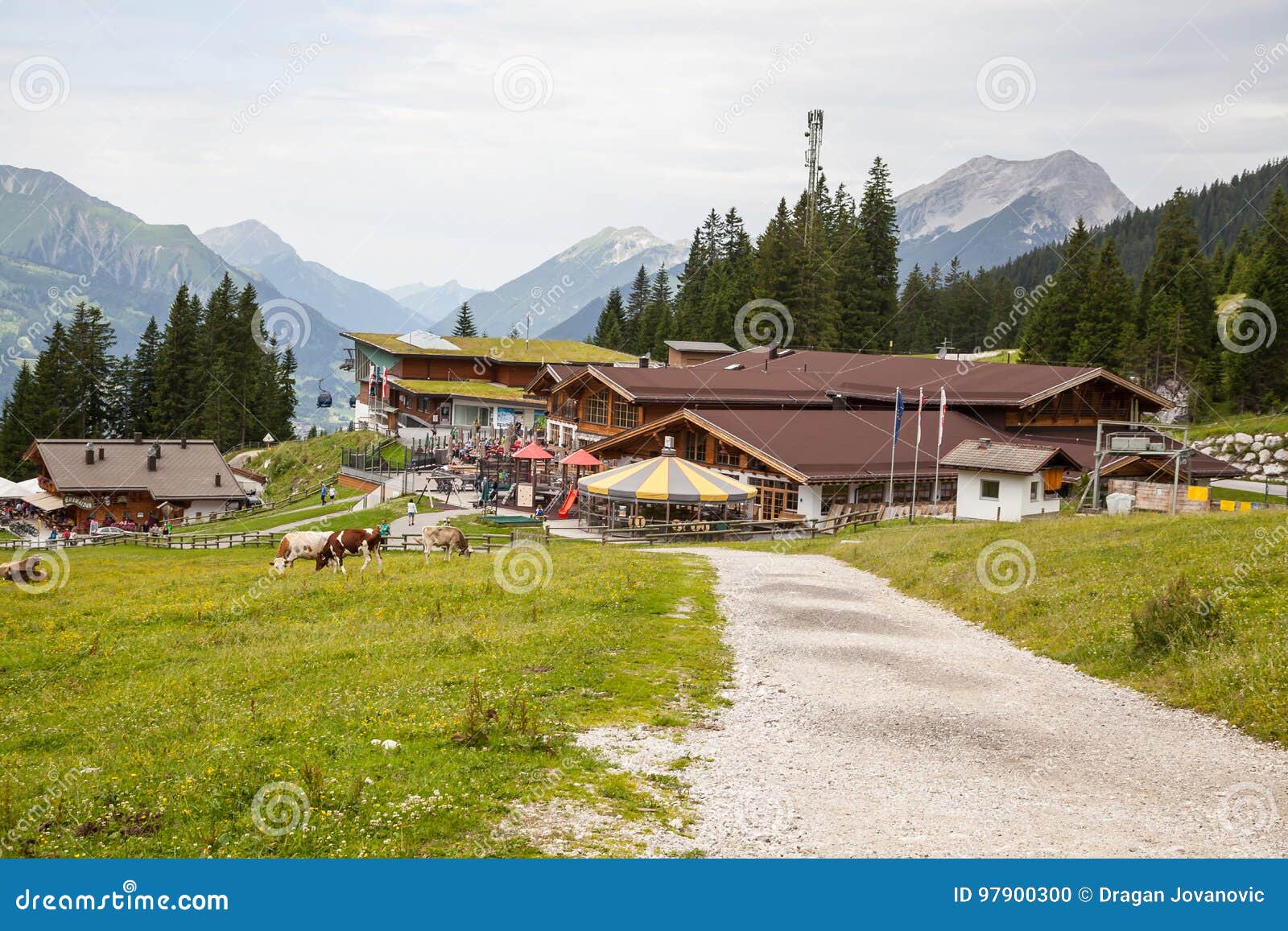 Restaurant Tirol House in Ehrwald Editorial Image - Image of zugspitz ...